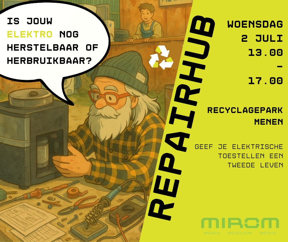 Is je elektrische toestel nog herstelbaar of herbruikbaar? Ontdek het ...